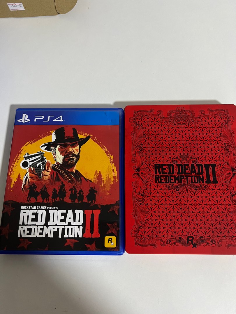 Red dead redemption 2 (With steel case), Video Gaming, Video Games ...