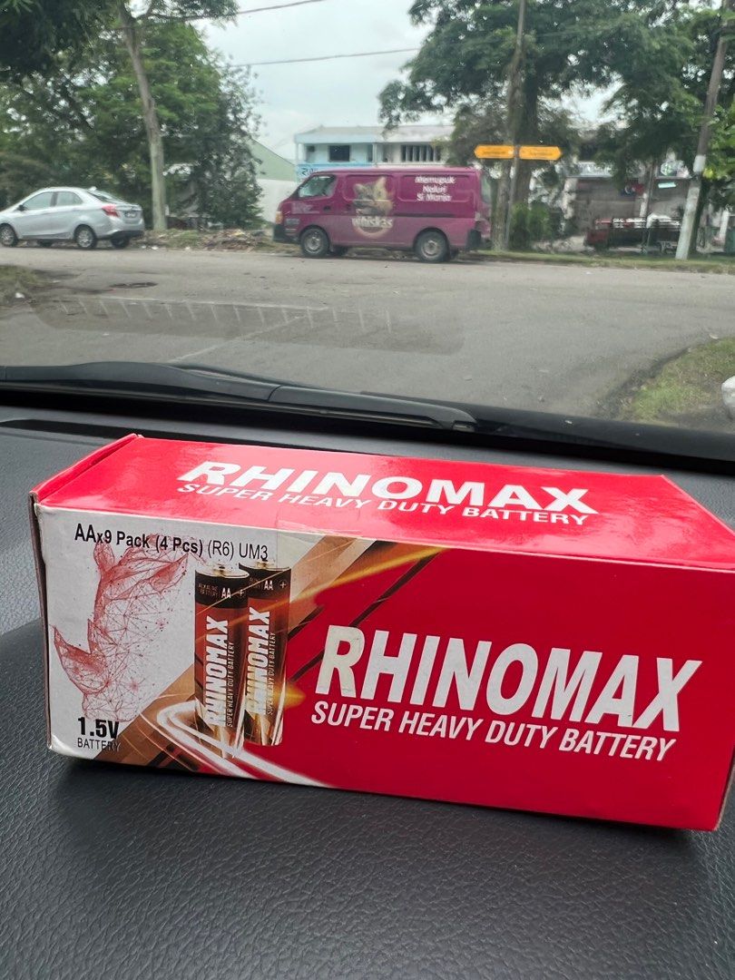 Rhinomax Super Heavy Duty RS6 AA 1.5V Battery For Toys Remote Control ...
