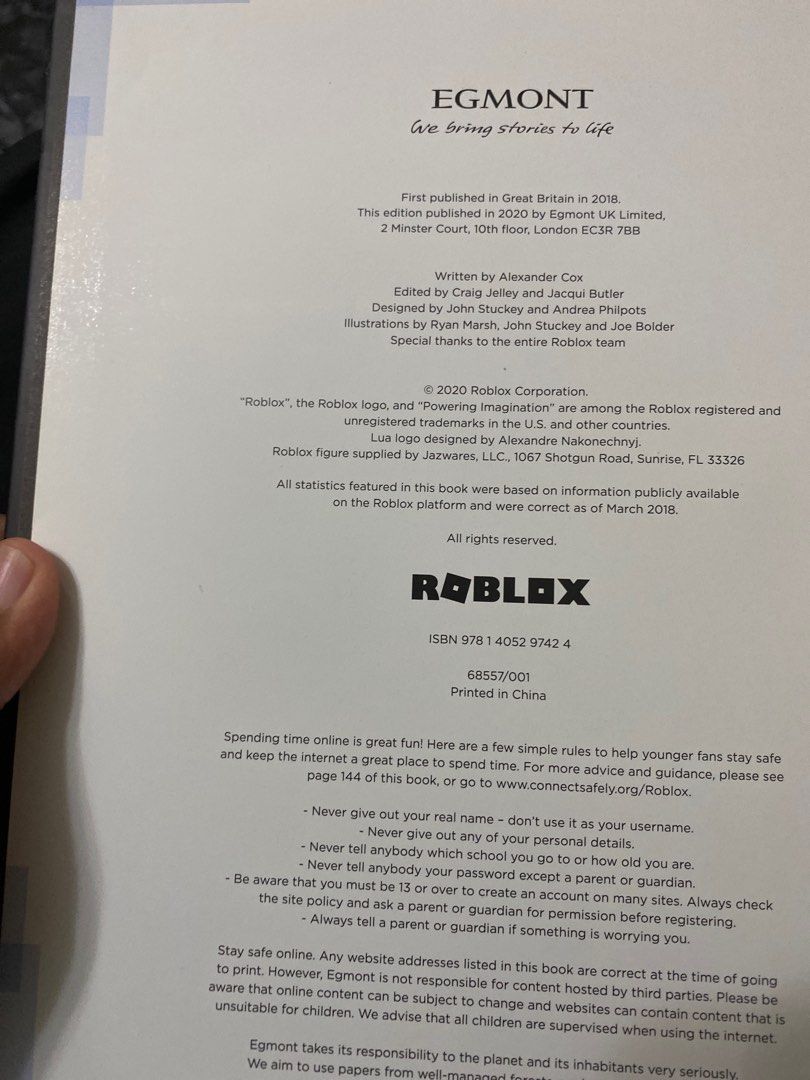 Roblox character encyclopedia, Hobbies & Toys, Books & Magazines ...