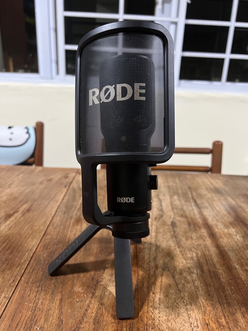 RODE nt-usb desktop USB microphone, Audio, Microphones on Carousell