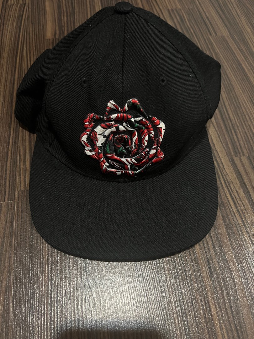Rose Black Cap (Origin from Korea), Men's Fashion, Watches ...