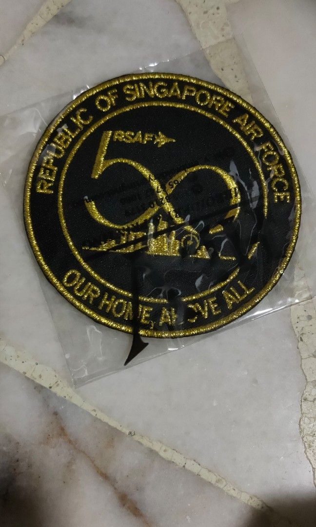 RSAF 50th Anniversary Patch, Hobbies & Toys, Memorabilia & Collectibles ...