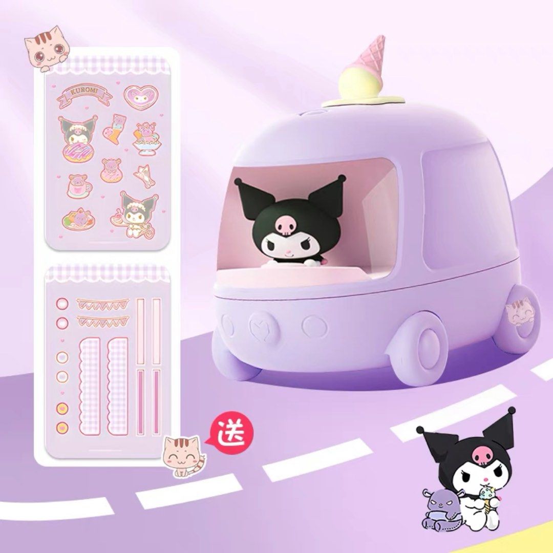 Sanrio Hello Kitty Cinnamoroll Kuromi Bus Humidifier Car Humidifier ...