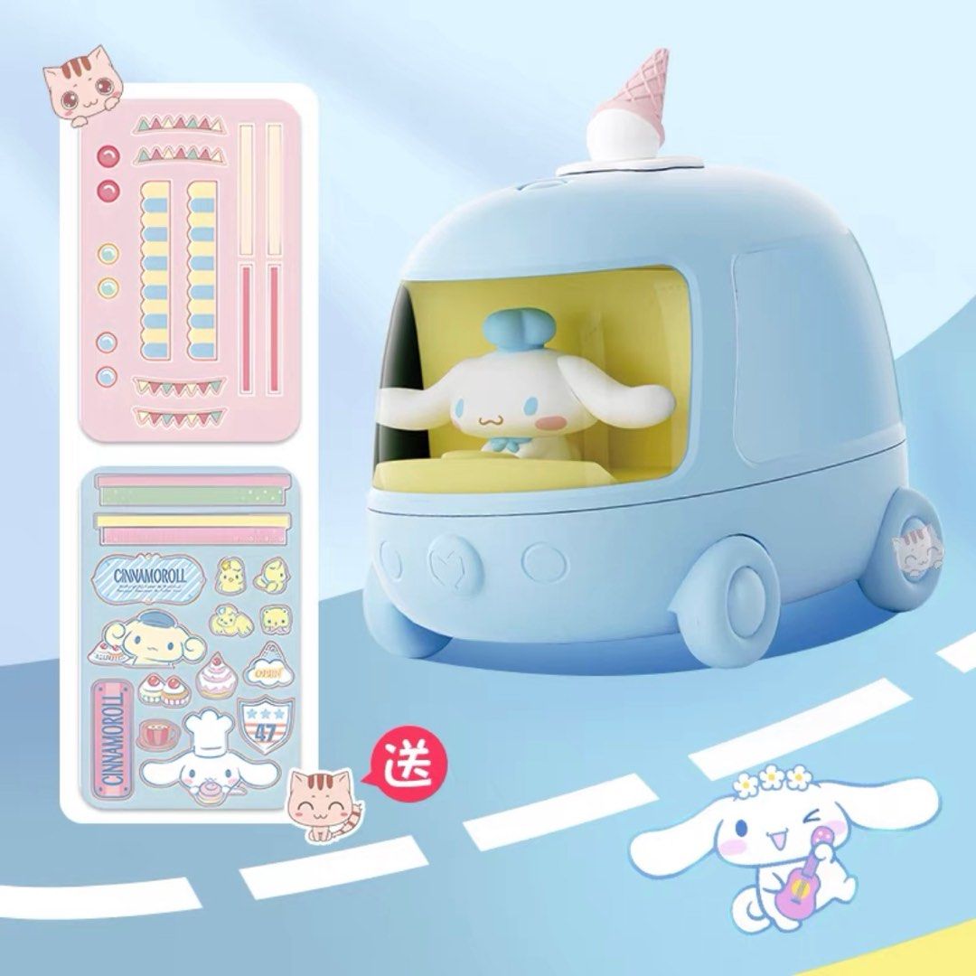 Sanrio Hello Kitty Cinnamoroll Kuromi Bus Humidifier Car Humidifier ...