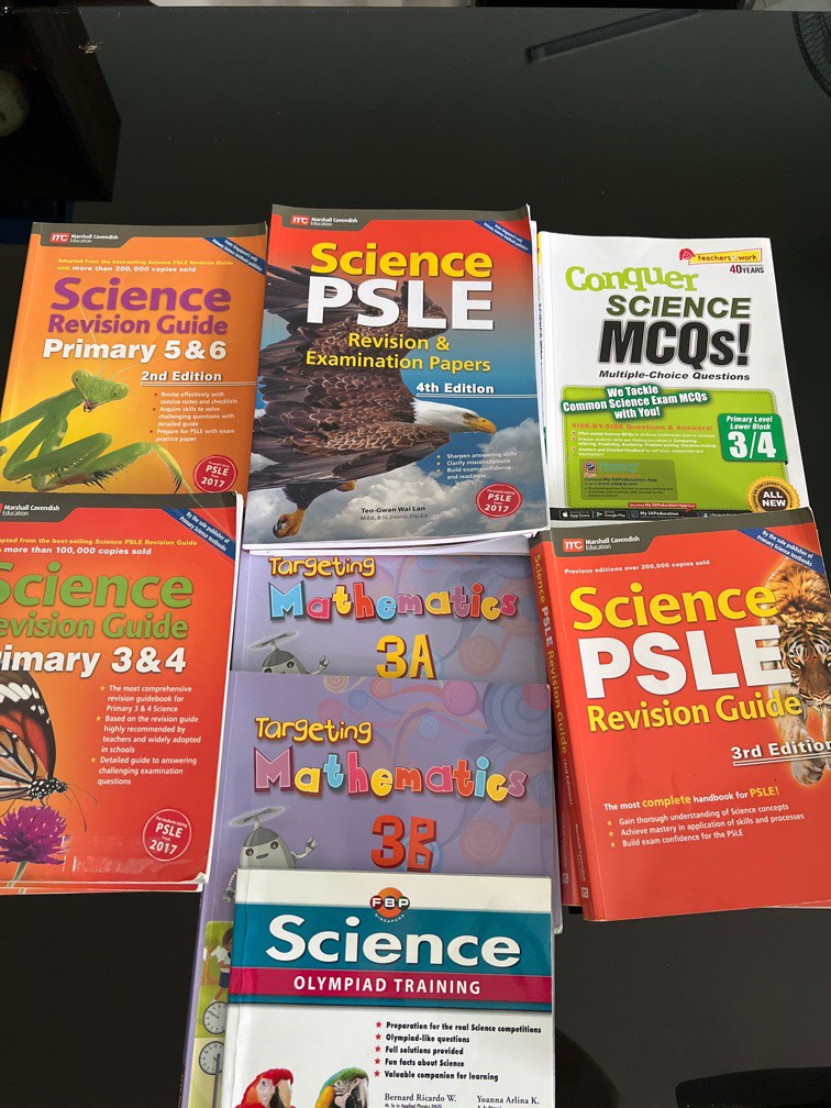 science PSLE revision and exam papers conquer science MCQ science ...