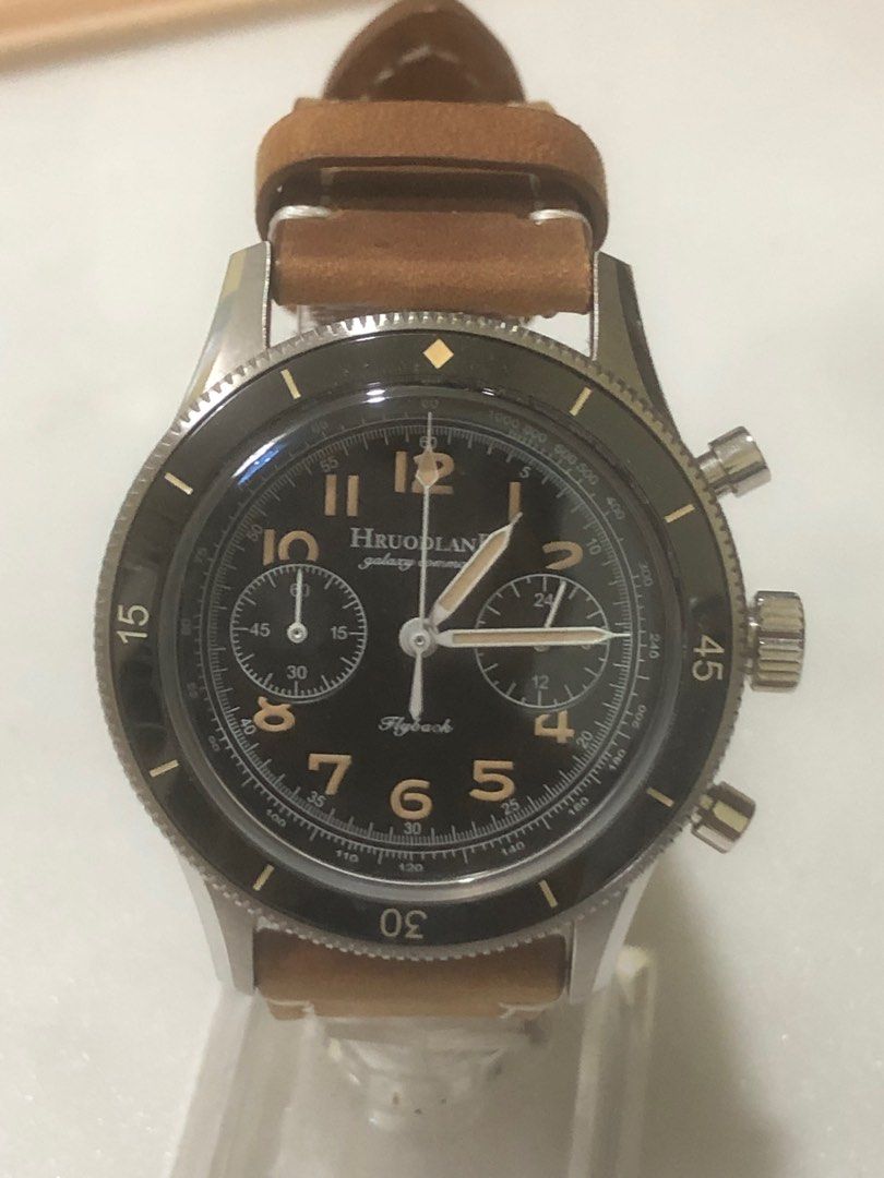 Seiko meca quartz chronograph pilot style watch, Men's Fashion, Watches ...