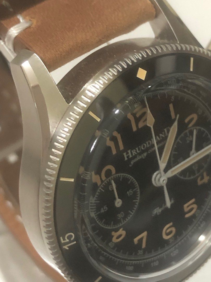 Seiko meca quartz chronograph pilot style watch, Men's Fashion, Watches ...