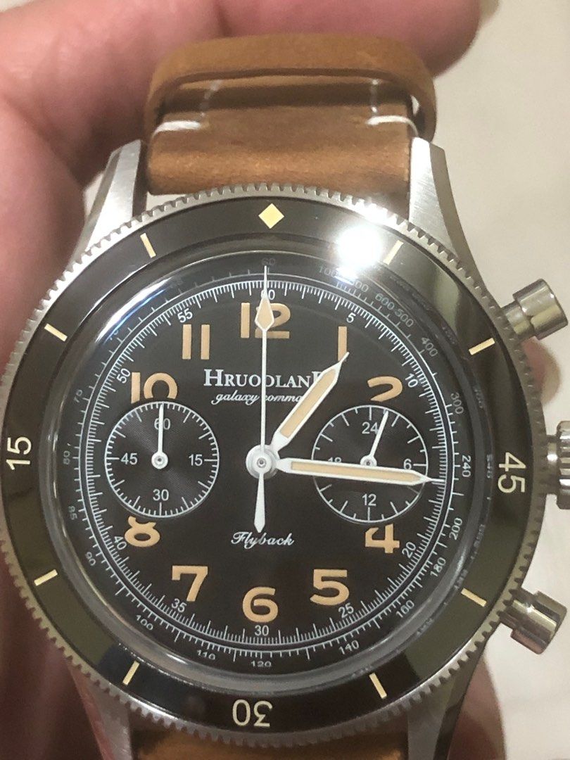 Seiko meca quartz chronograph pilot style watch, Men's Fashion, Watches ...