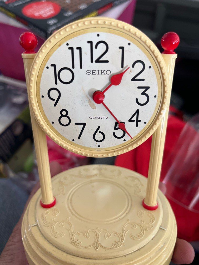 Seiko table clock, Hobbies & Toys, Collectibles & Memorabilia, Vintage ...