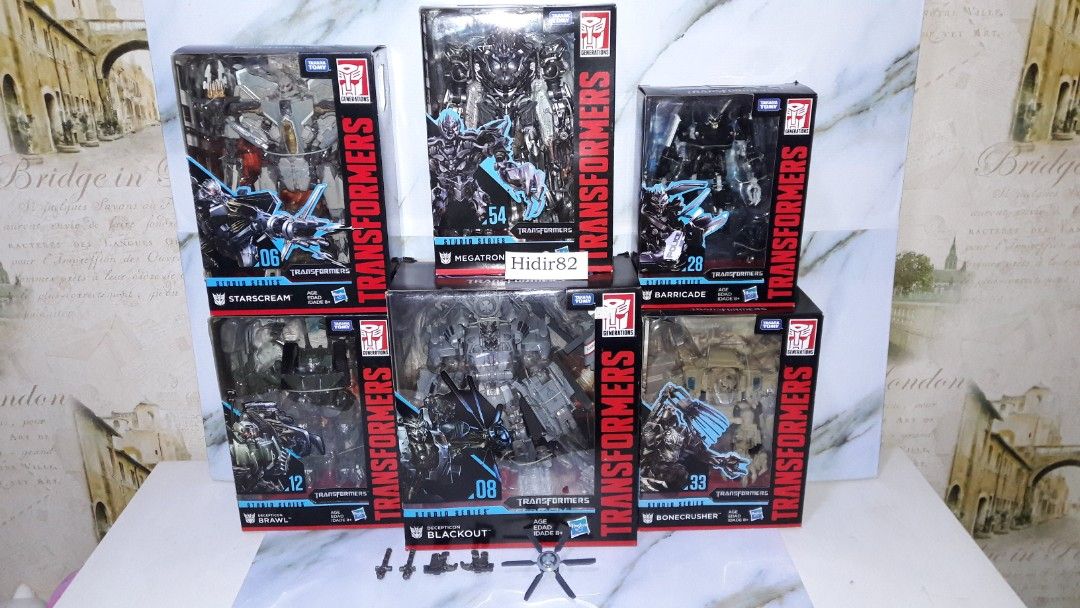 (SET OF 6) TRANSFORMERS STUDIO SERIES MOVIE 1 DECEPTICONS MISB, Hobbies ...