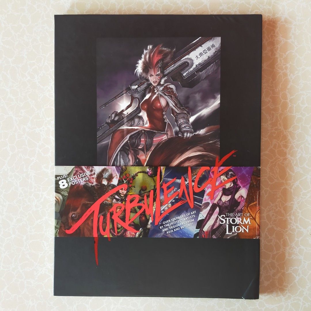 Set Preloved Artbook Turbulence The Art Of Storm Lion With Slipcase ...