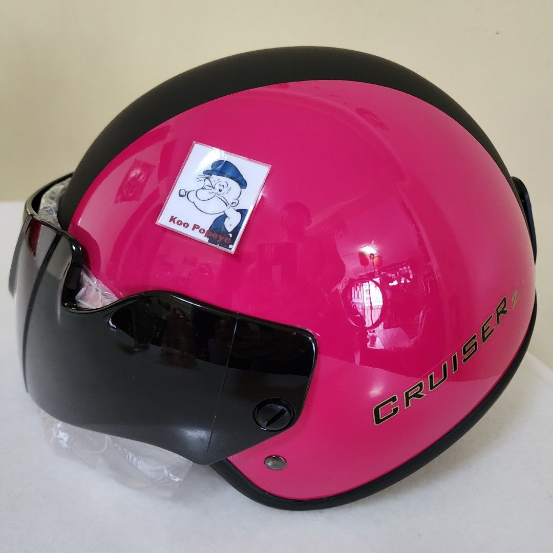 SGV CRUISER HELMET MODERN PINK COLOR, Motorcycles, Motorcycle Apparel ...