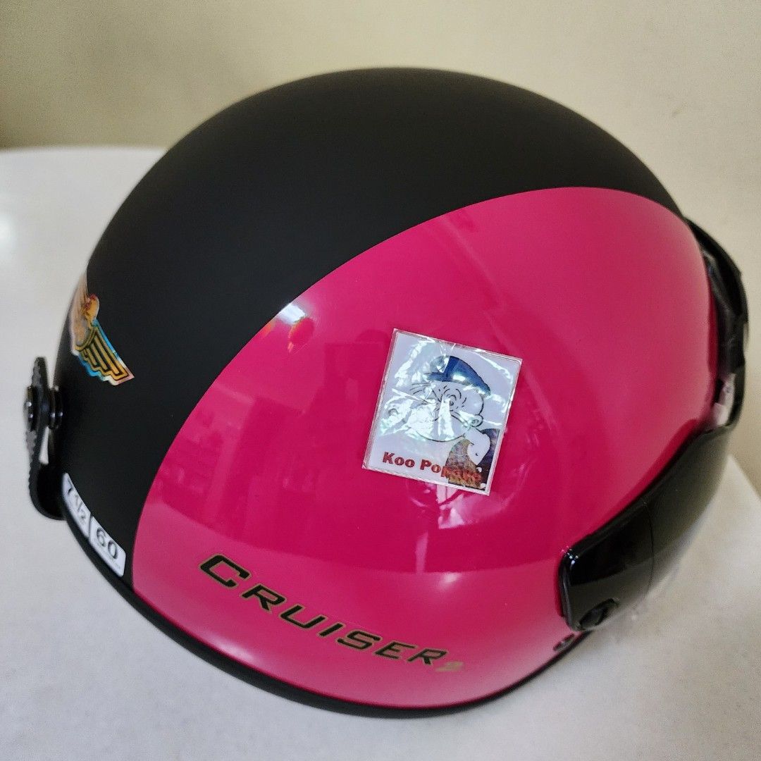 SGV CRUISER HELMET MODERN PINK COLOR, Motorcycles, Motorcycle Apparel ...