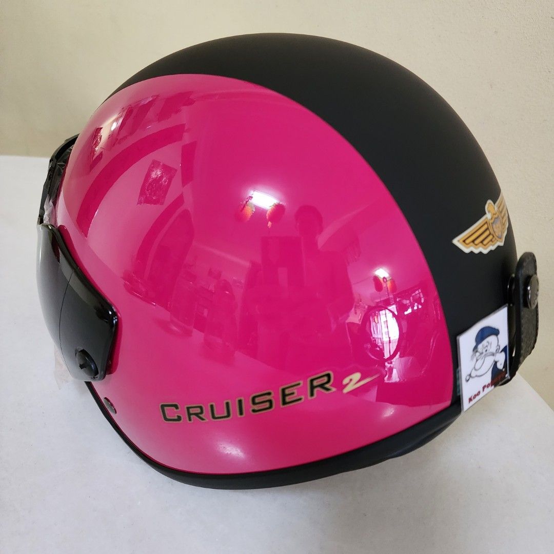 SGV CRUISER HELMET MODERN PINK COLOR, Motorcycles, Motorcycle Apparel ...