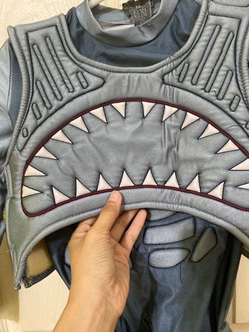 Shark Boy Costume, Babies & Kids, Babies & Kids Fashion on Carousell