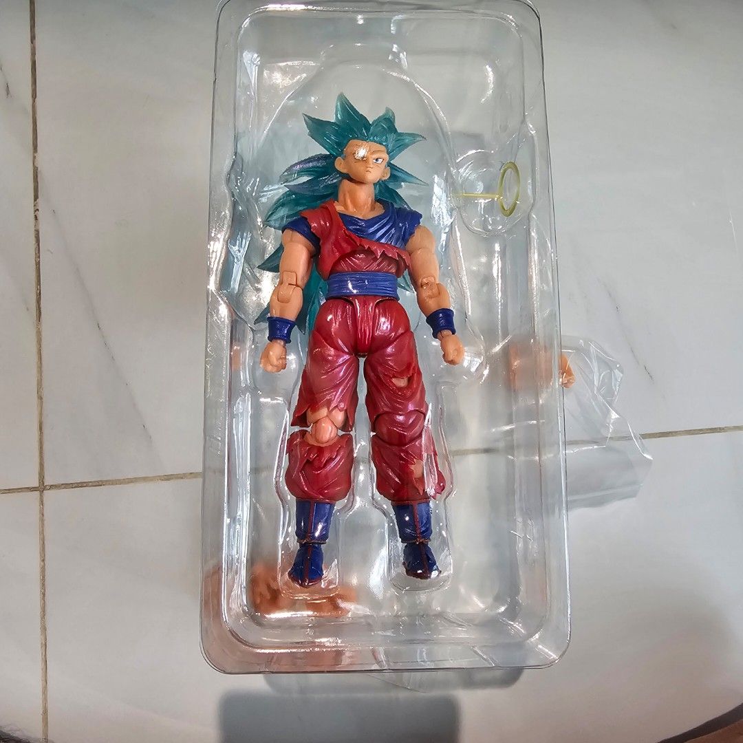 SHF S.H.F. Figuarts Kong Studio Dragon Ball DragonBall K026 Super Saiyan 3 Blue Kaioken Goku ...