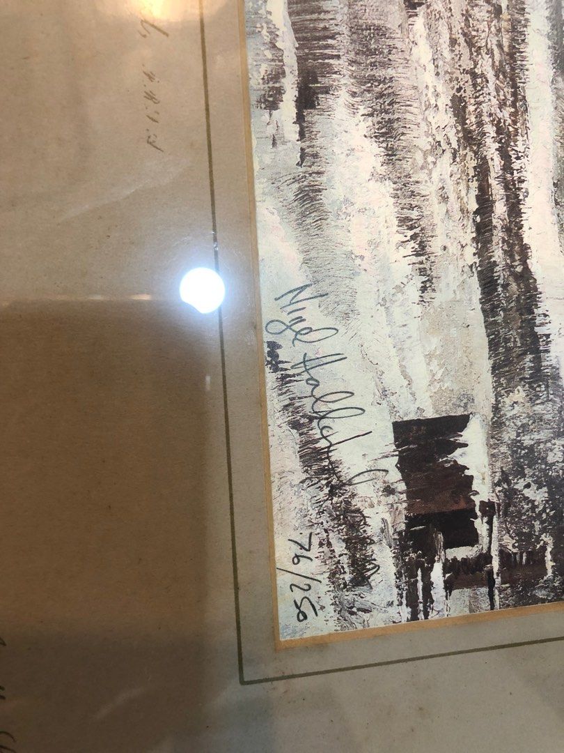 Signed print by Nigel Hallard, Furniture & Home Living, Home Decor ...