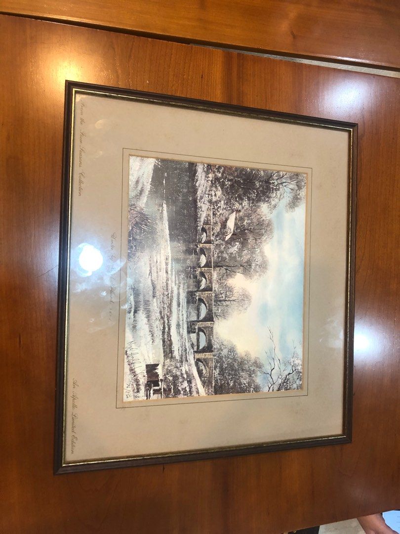 Signed print by Nigel Hallard, Furniture & Home Living, Home Decor ...