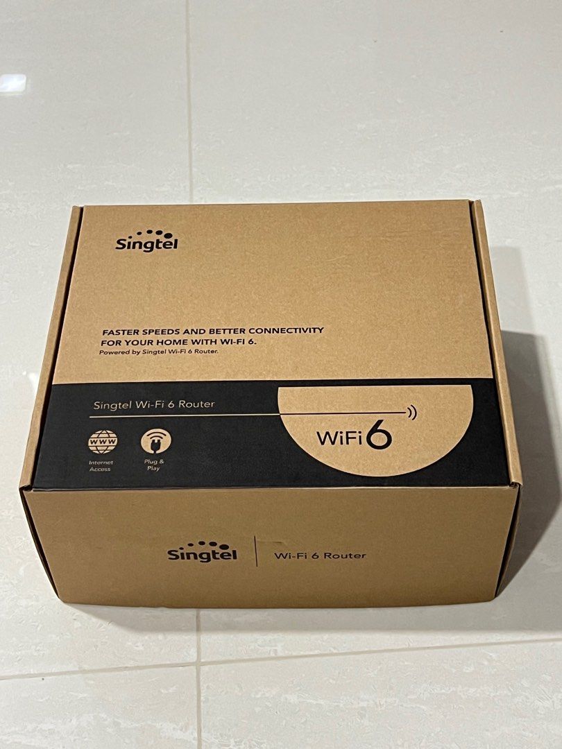 SingTel wifi 6 mesh router, Computers & Tech, Parts & Accessories ...
