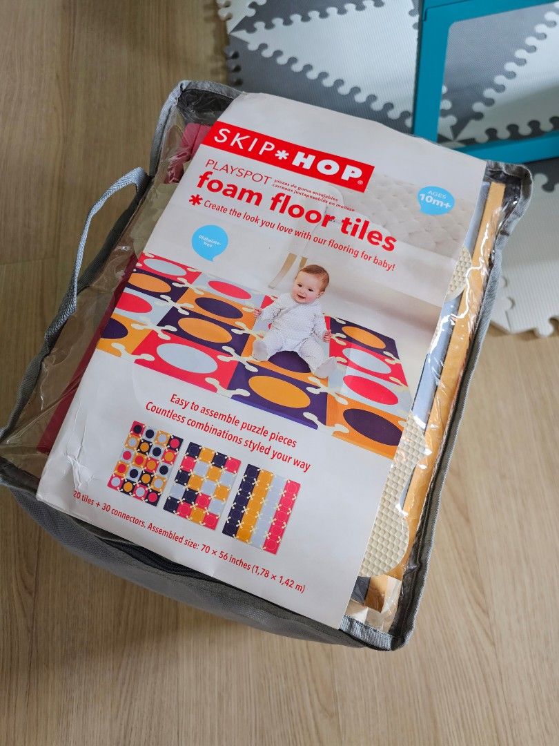 Skip Hop foam floor tiles (20 tiles), Babies & Kids, Baby Nursery ...