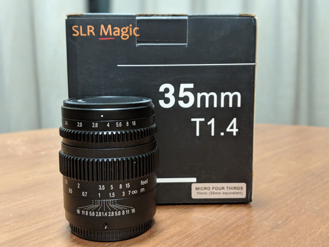 SLR Magic Cine 35mm T1.4 Lens with Micro Four Thirds Mount, Photography ...
