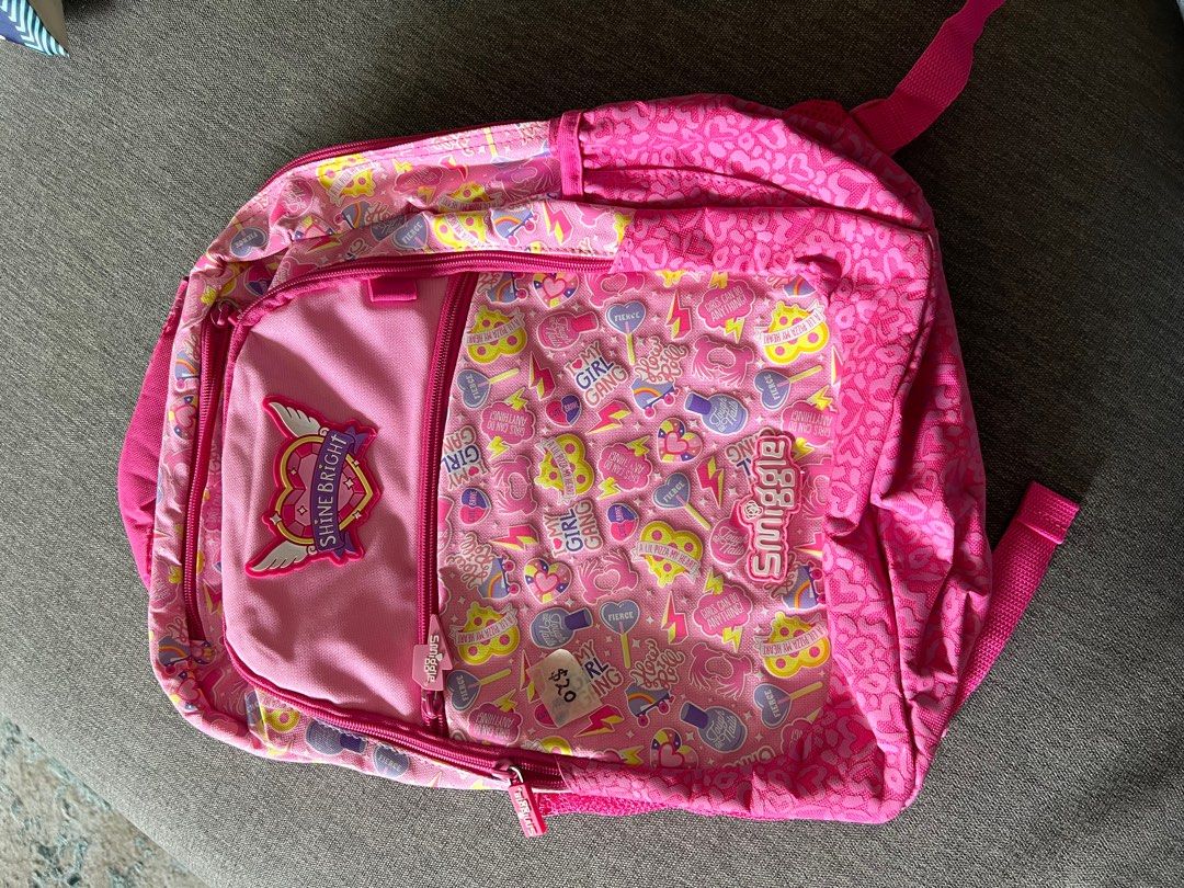 Smiggle backpack for girls, Women's Fashion, Bags & Wallets, Backpacks ...