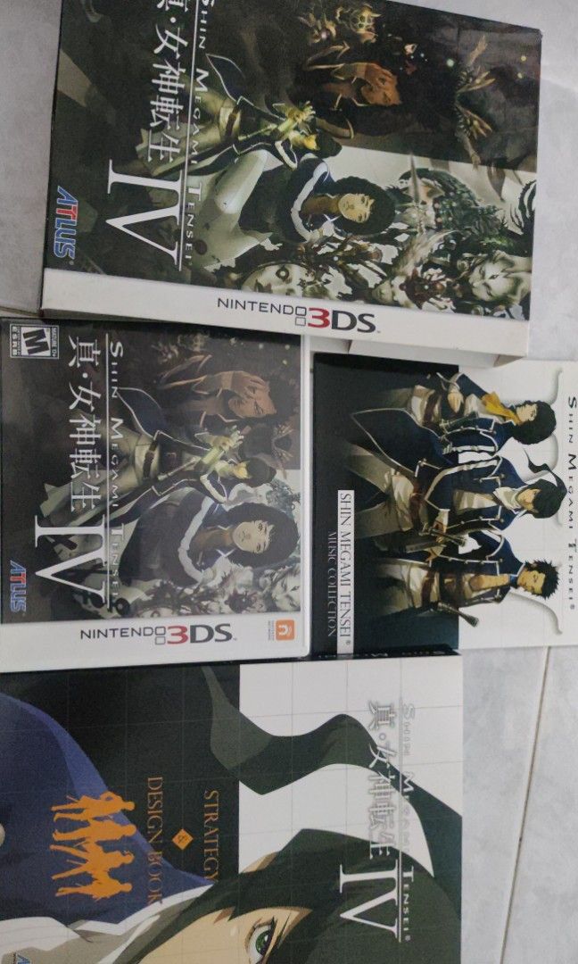 SMT 4 3DS Game box, Video Gaming, Video Games, Nintendo on Carousell