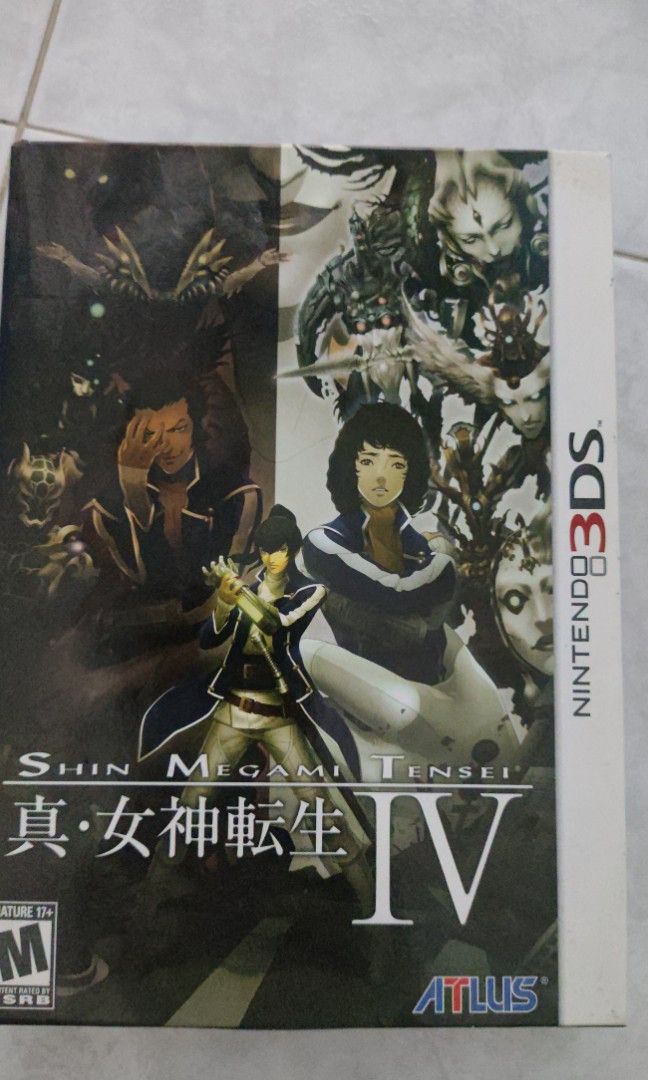SMT 4 3DS Game box, Video Gaming, Video Games, Nintendo on Carousell