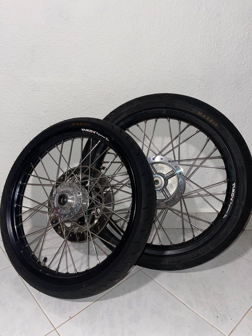 Sniper rim lidi/spoke rim taikom, Motorcycles, Motorcycle Accessories ...
