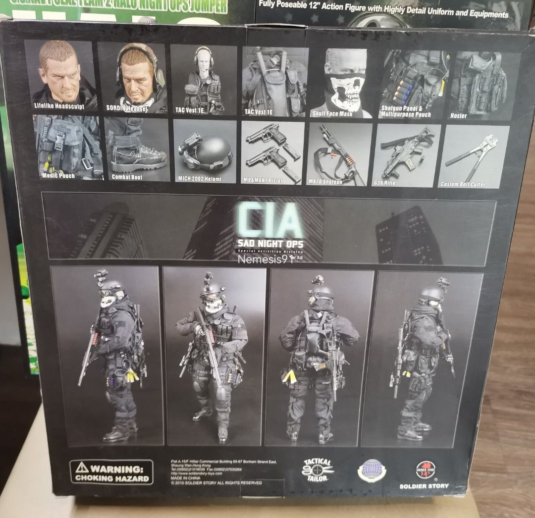 Soldier Story figure 1/6 scale collectibles CIA, Hobbies & Toys, Toys ...