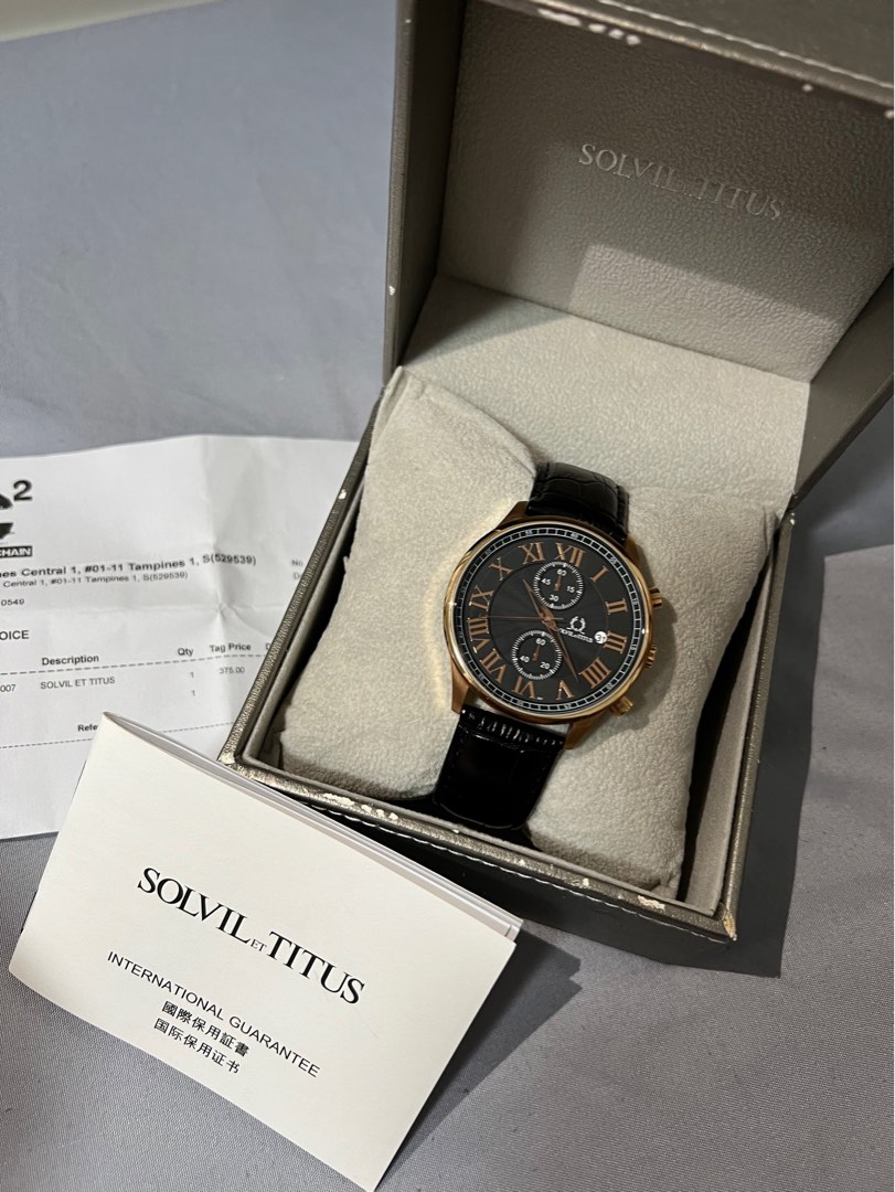 Solvil et Titus Watch (Mens), Luxury, Watches on Carousell