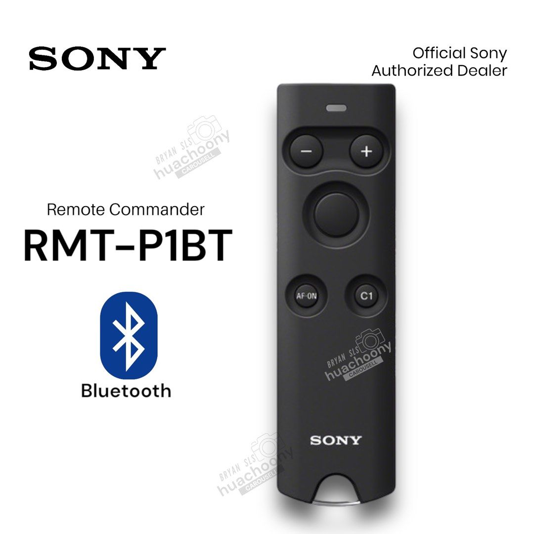 Sony RMT-P1BT Wireless Remote Commander, Photography, Photography ...