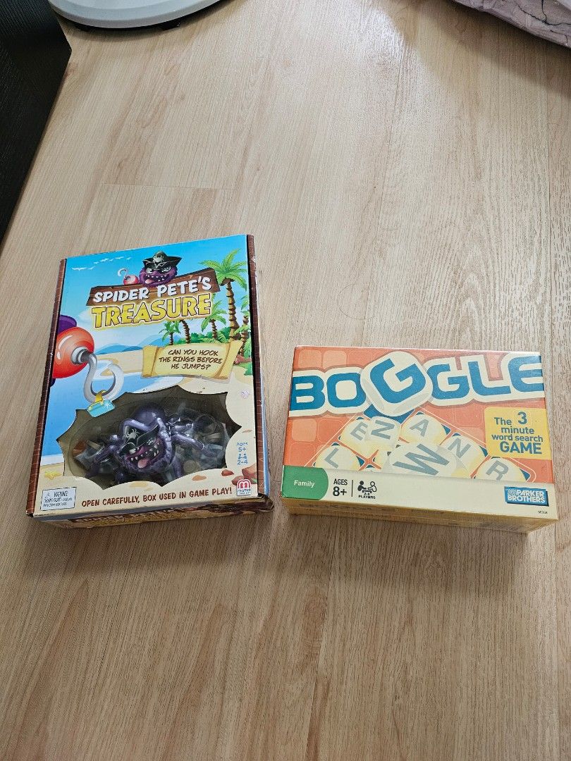 Spider Pete and Boggle, Hobbies & Toys, Toys & Games on Carousell