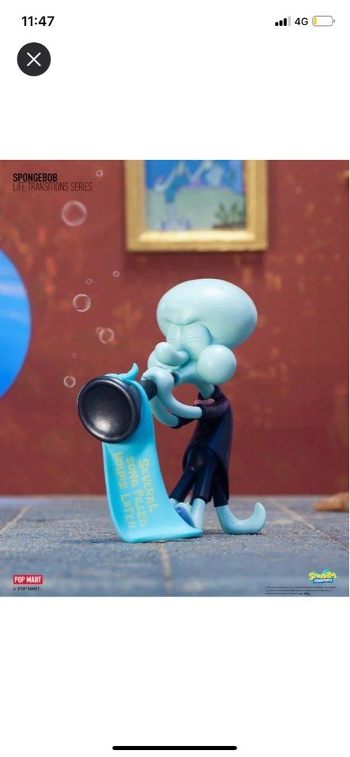 Spongebob Life Transitions popmart (Squidward), Hobbies & Toys, Toys ...
