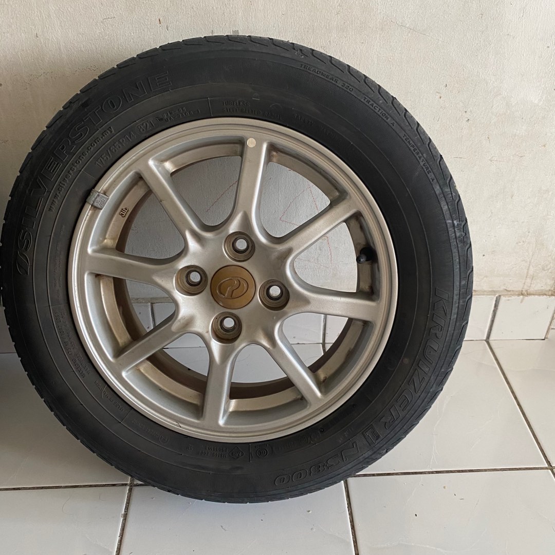 Sport Rim Axia Std 14 Sekali Tayar Auto Accessories On Carousell