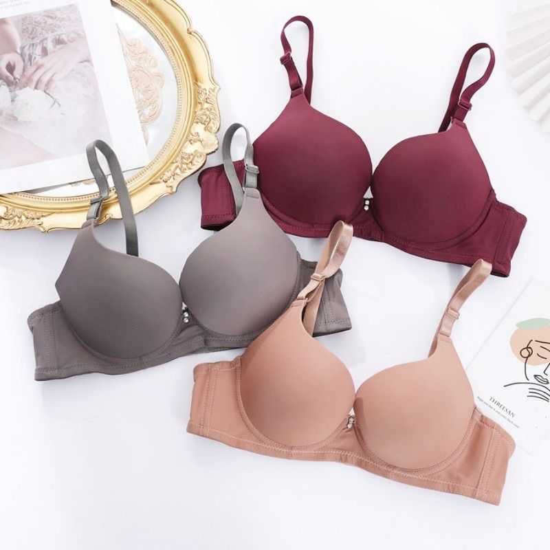 Stella Fashion Push Up Bra Small Breast 34-38 A B Cup Wired Seamless Bra 2 Hook Push Up Bra Ada ...