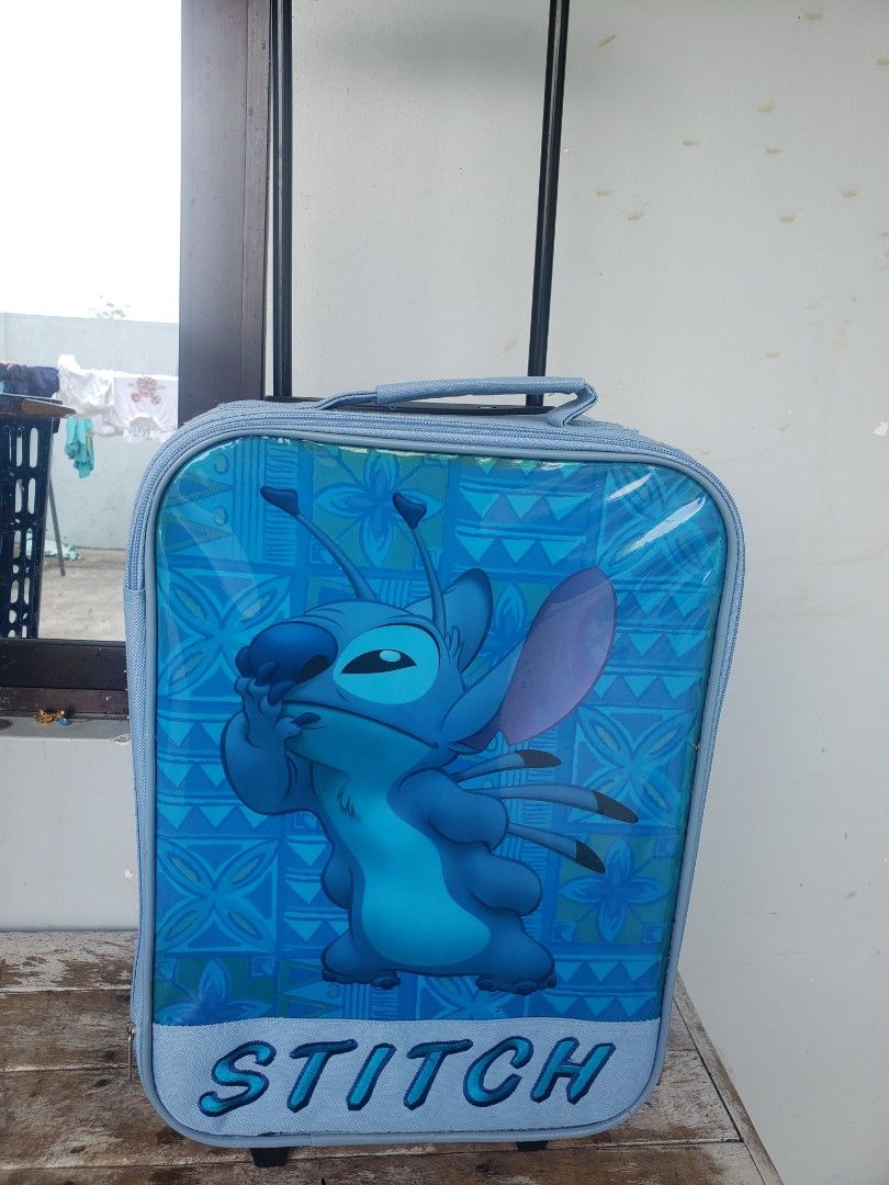 Stitch luggage, Hobbies & Toys, Travel, Luggage on Carousell