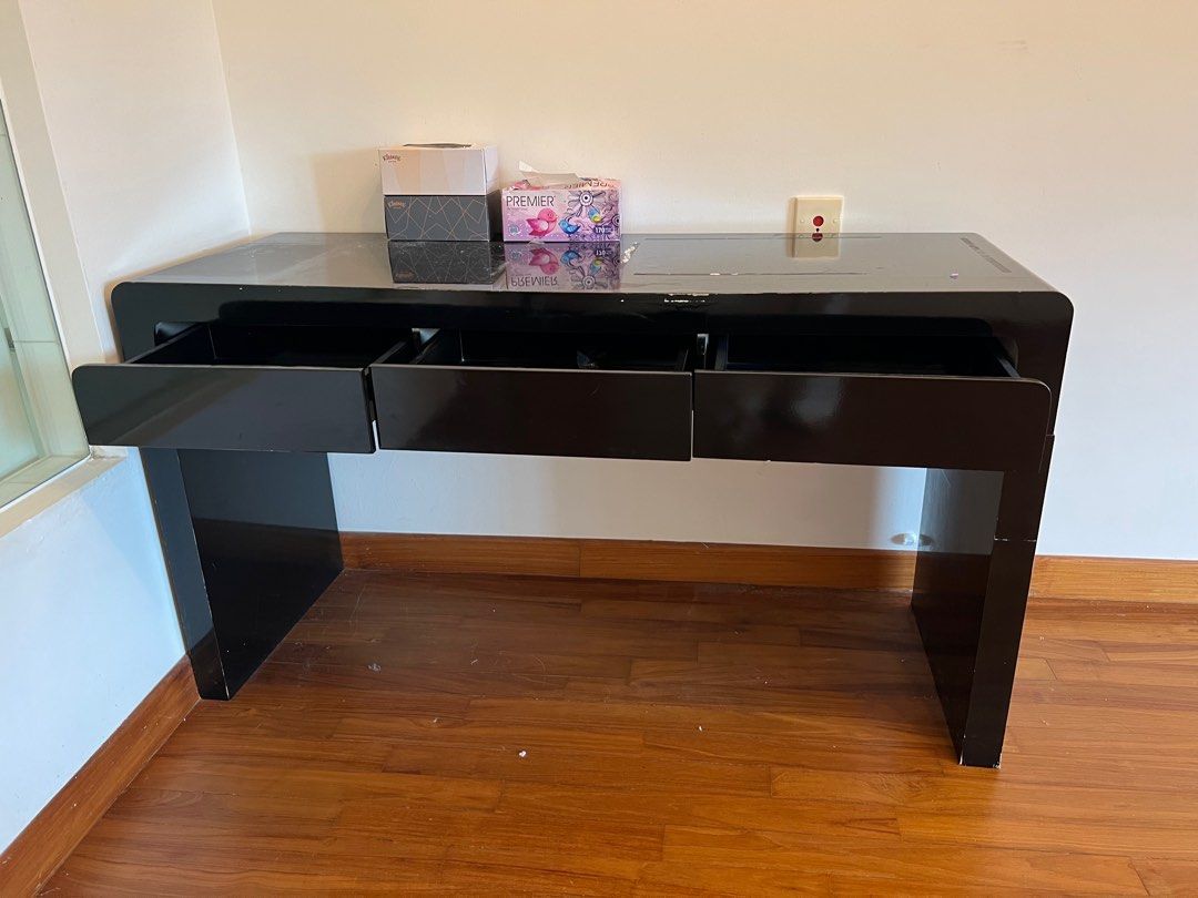 Study table / dressing table with 3 drawers, Furniture & Home Living ...