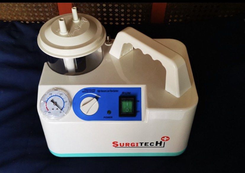 SURGITECH SUCTION MACHINE (Model 9E-A), Health & Nutrition, Health ...