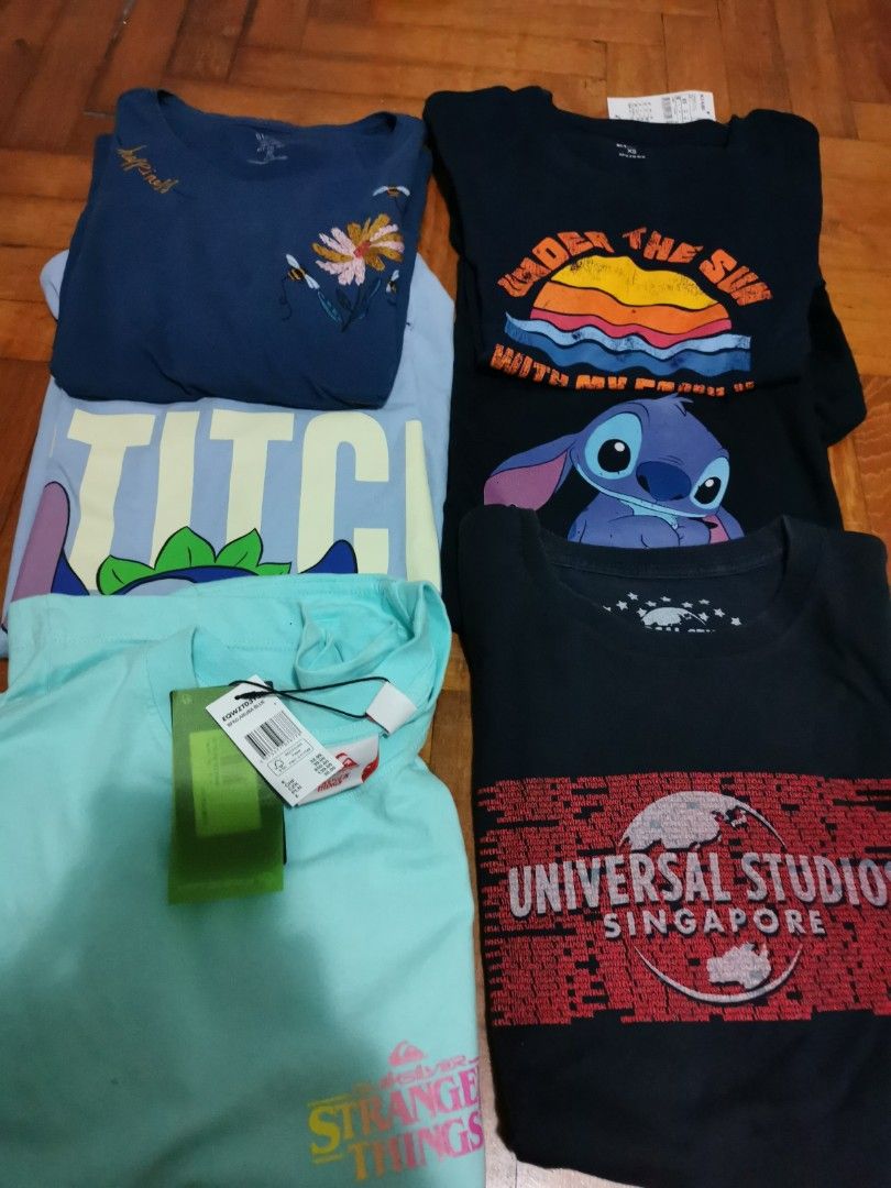 T shits-tees oversized shirts ( quicksilver, lilo and stitch, Disney ...