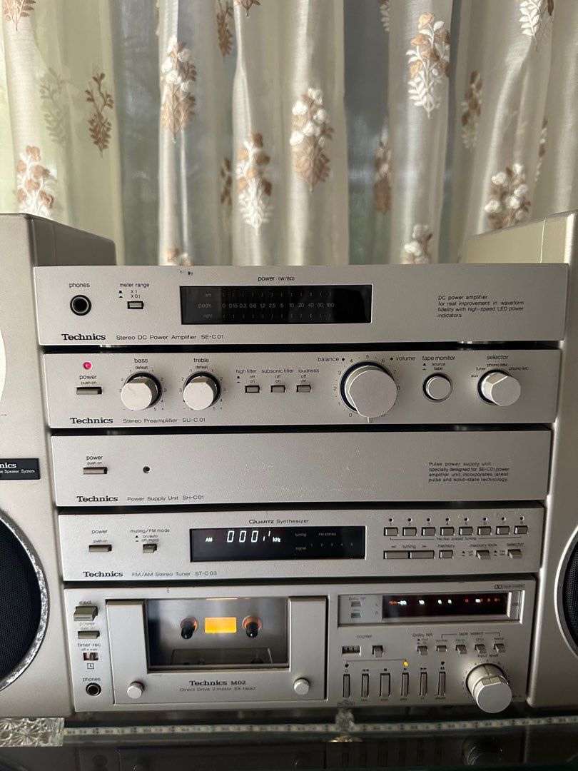 Technics Amplifier HiFi system, Audio, Portable Music Players on Carousell