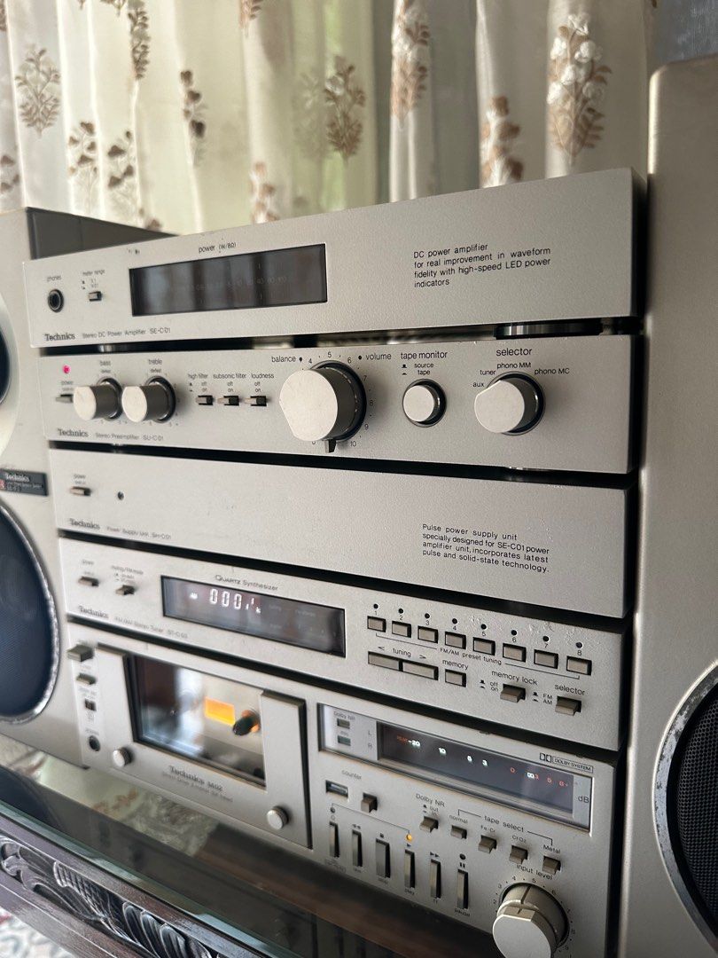 Technics Amplifier HiFi system, Audio, Portable Music Players on Carousell