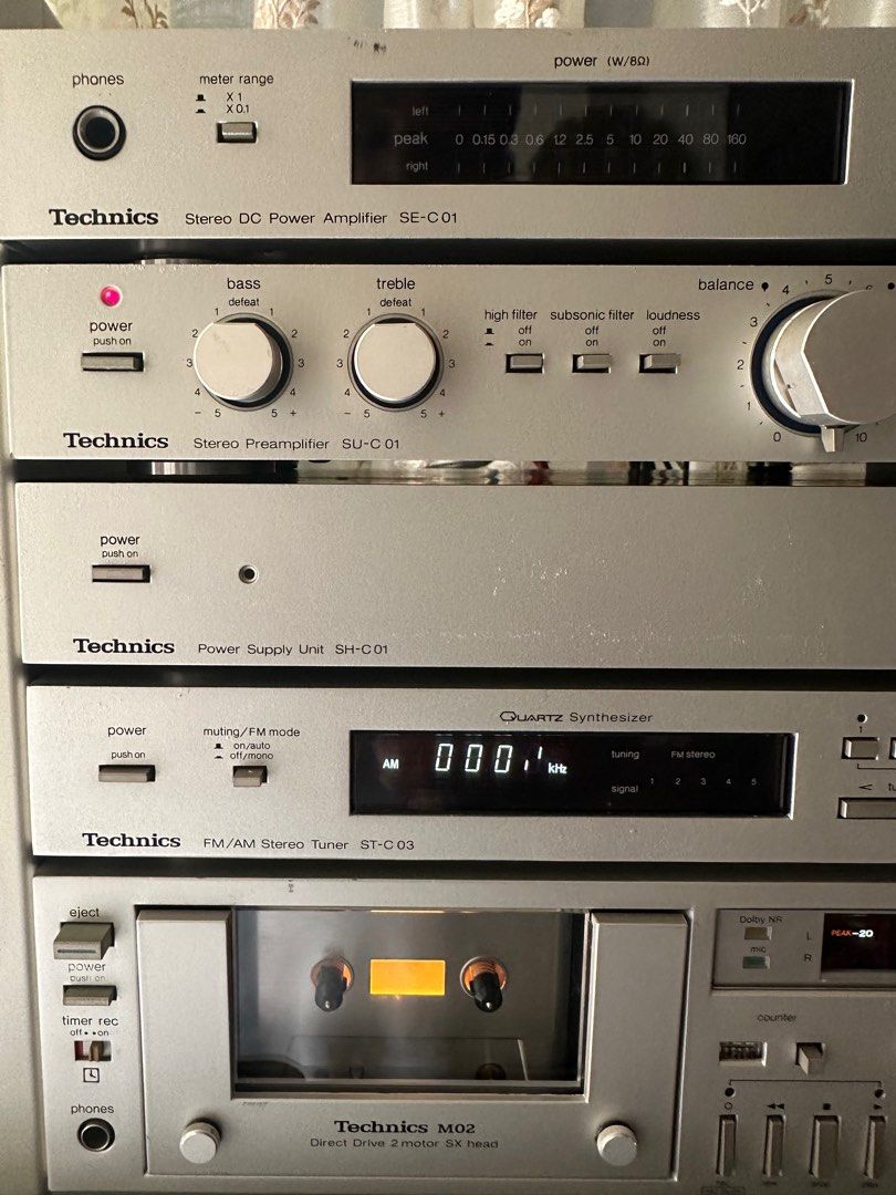 Technics Amplifier HiFi system, Audio, Portable Music Players on Carousell