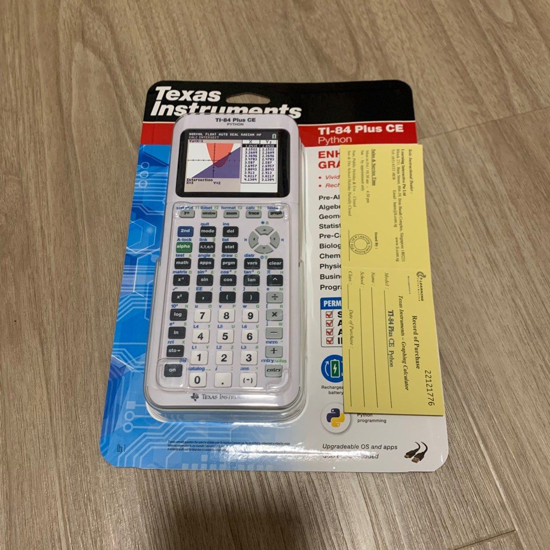 BNIP Texas Instrument TI-84 Plus CE Scientific Graphing Calculator ...