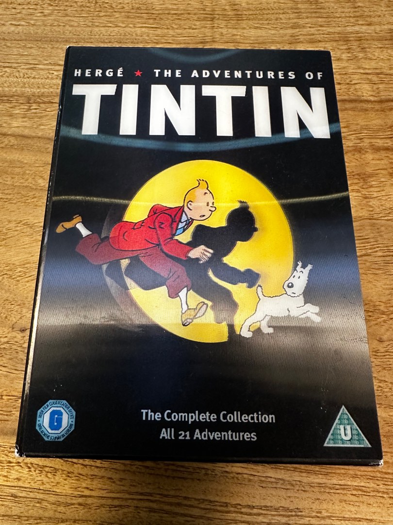 The adventures of Tintin DVD, 興趣及遊戲, 音樂、樂器 & 配件, 音樂與媒體 - CD 及 DVD ...