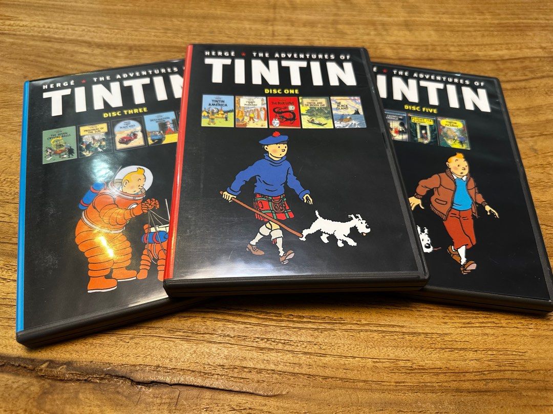 The adventures of Tintin DVD, 興趣及遊戲, 音樂、樂器 & 配件, 音樂與媒體 - CD 及 DVD ...