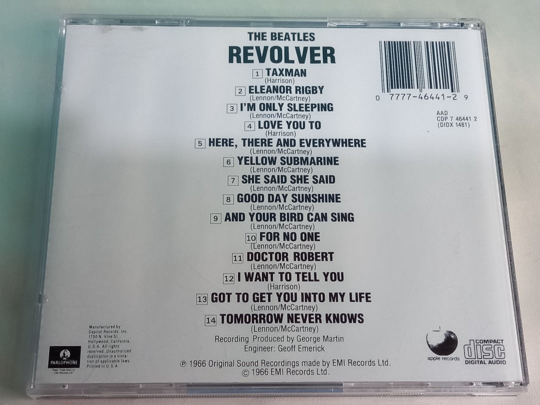 The Beatles Revolver CD, Hobbies & Toys, Music & Media, CDs & DVDs on ...