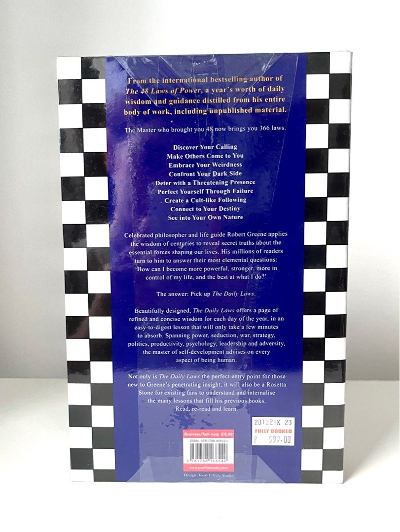 The Daily Laws: 366 Meditations on Power, Seduction, Mastery, Strategy ...