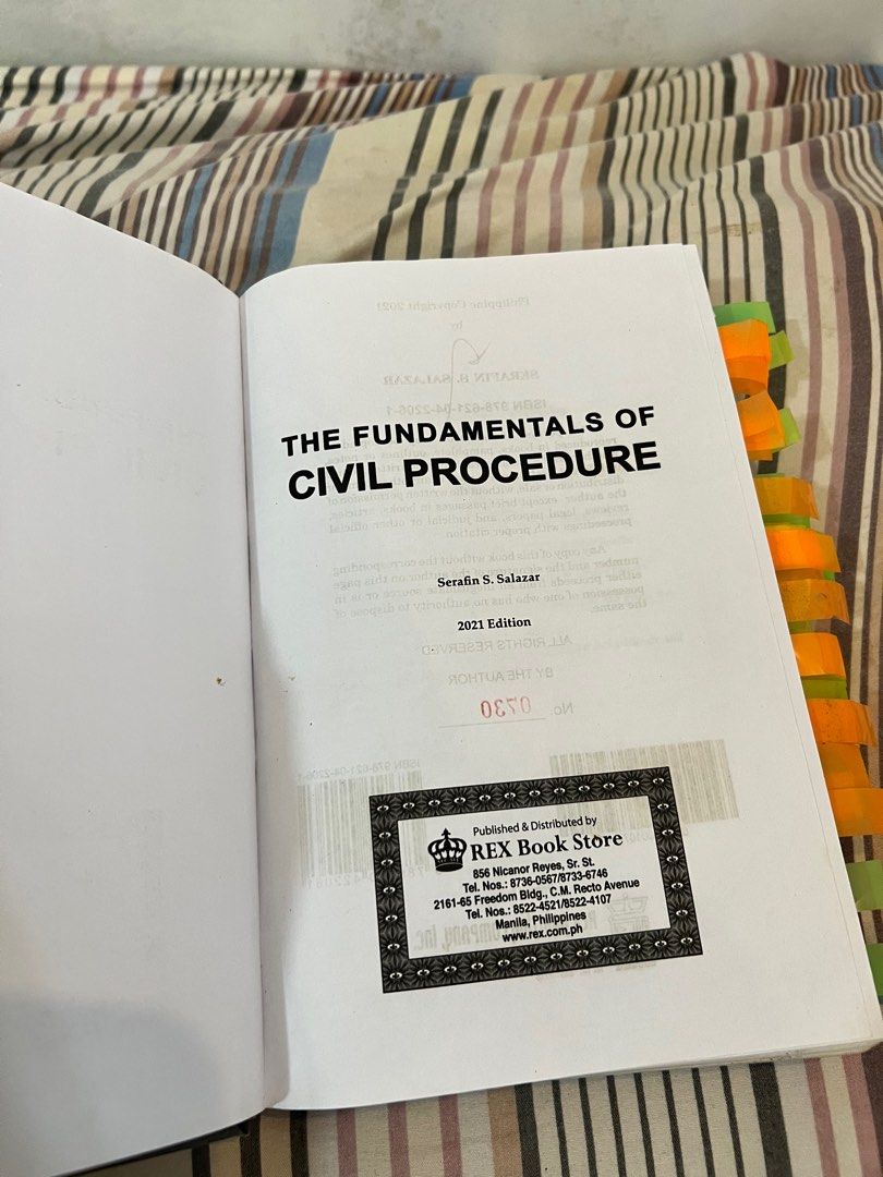 The Fundamentals of Civil Procedure (Salazar), Hobbies & Toys, Books ...