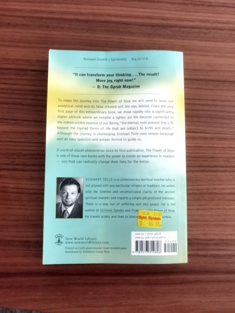 The Power Of Now A Guide To Spiritual Enlightenment Book By Eckhart ...